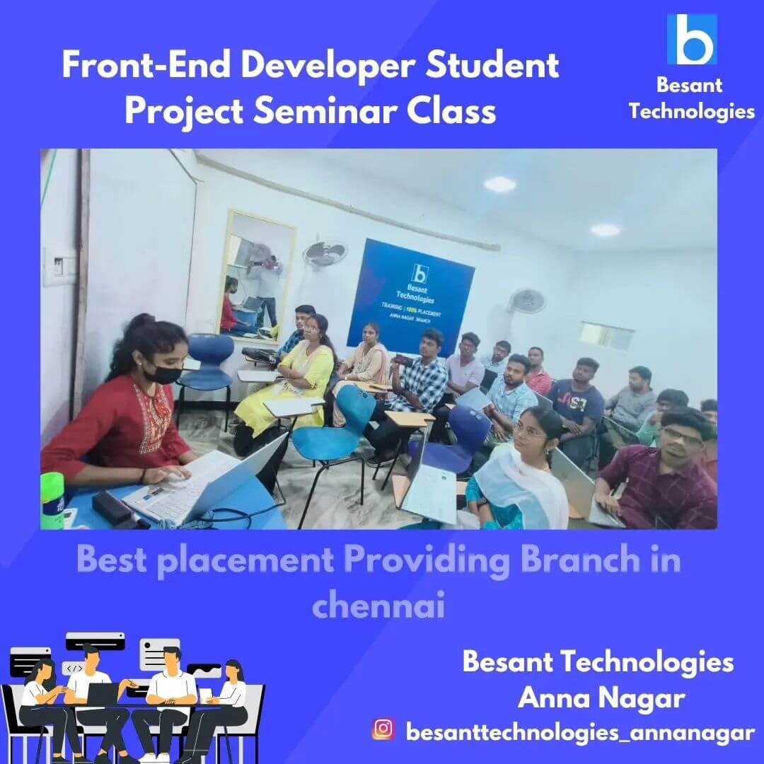Best Software Training Institute in Anna Nagar Trusted By 1M+ Students | Besant Technologies
